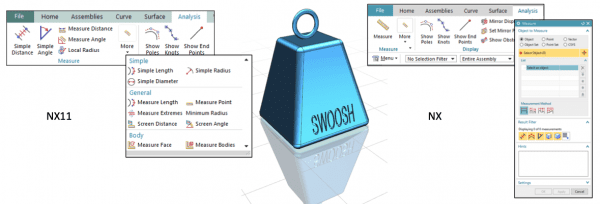 How To Use The Measurement Command In Nx Siemens Nx Cad Tutorial