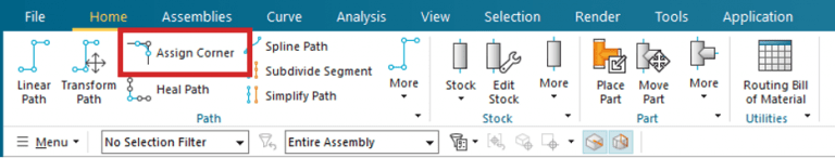 Linear Paths in NX Mechanical Routing | Swoosh Technologies