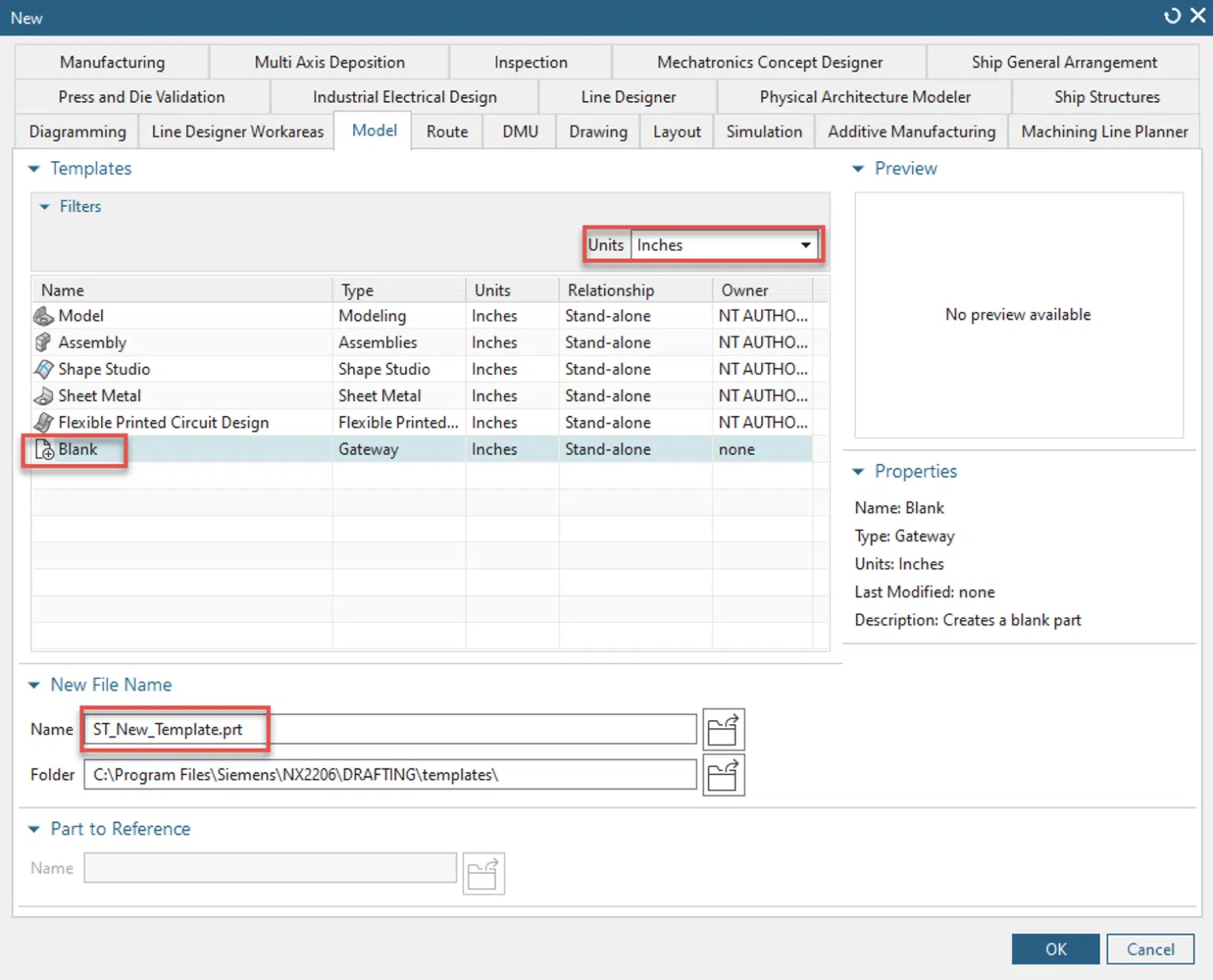 How to create a custom drafting template in NX | Swoosh Technologies