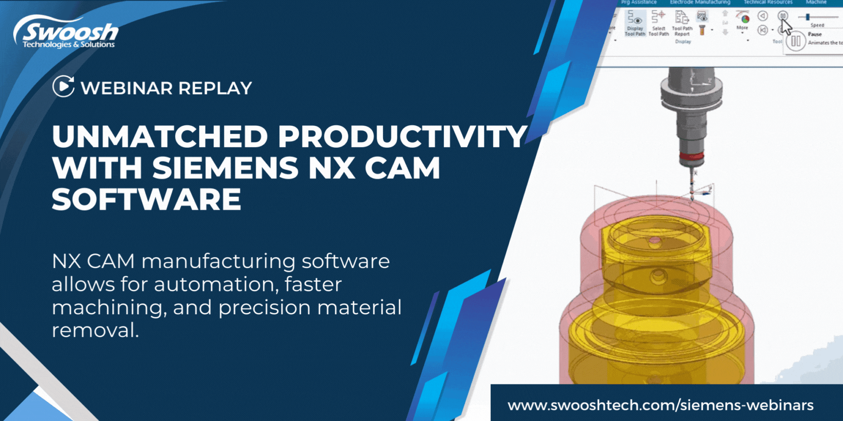 Unmatched Productivity with Siemens NX CAM Software | Webinar